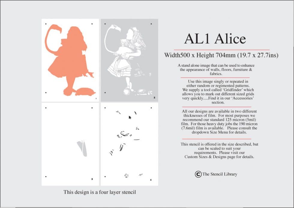 1. AL1 Alice | Stencil Library