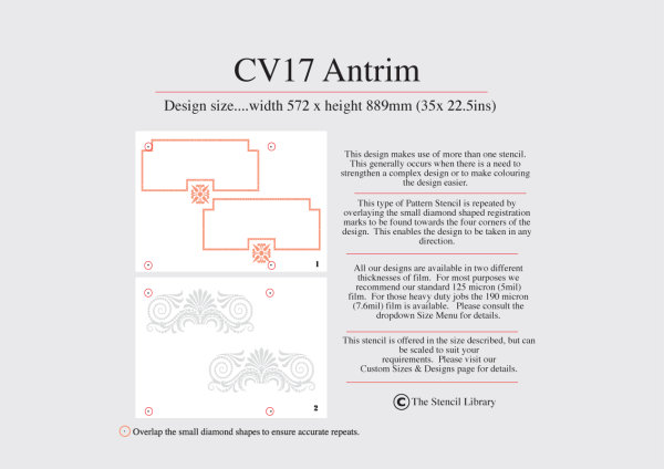 19. CV17 Antrim | Stencil Library