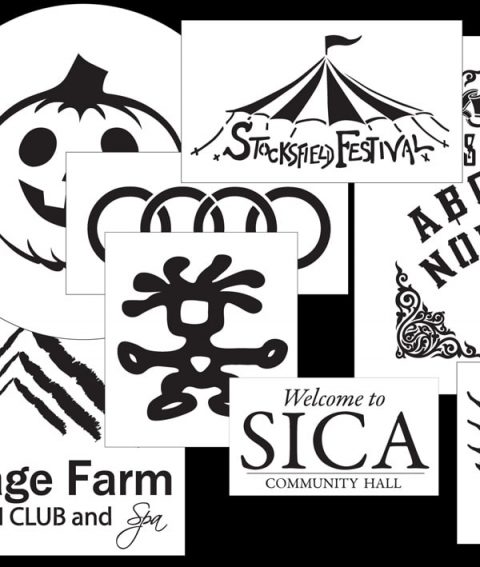 Lettering & Alphabet Stencil Index | Stencil Library