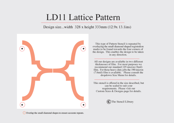 40. LD11 Lattice | Stencil Library
