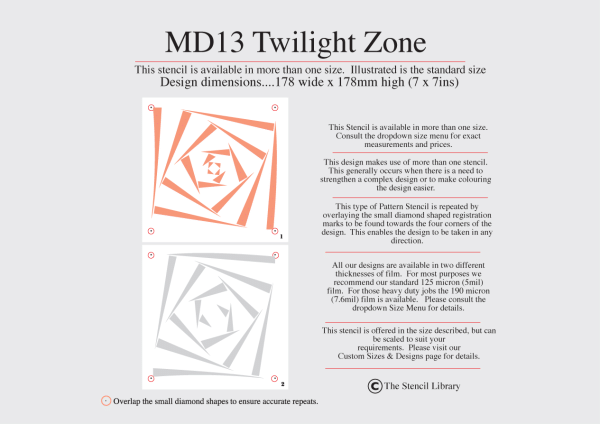 8. MD13 Twighlight Zone | Stencil Library