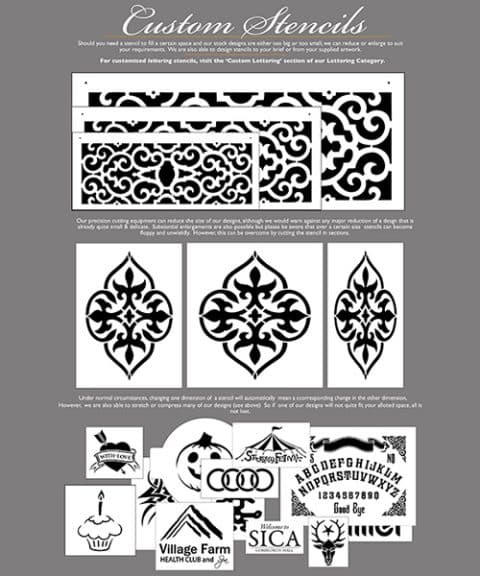 3. Custom Lettering | Stencil Library
