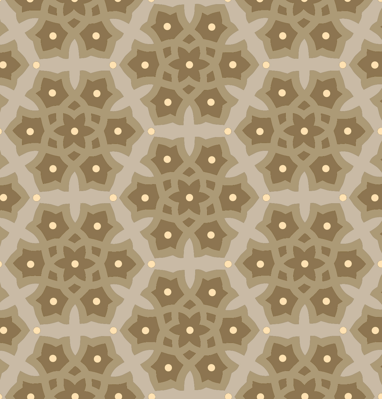 NT19 Moroccan Tile no5 | Stencil Library